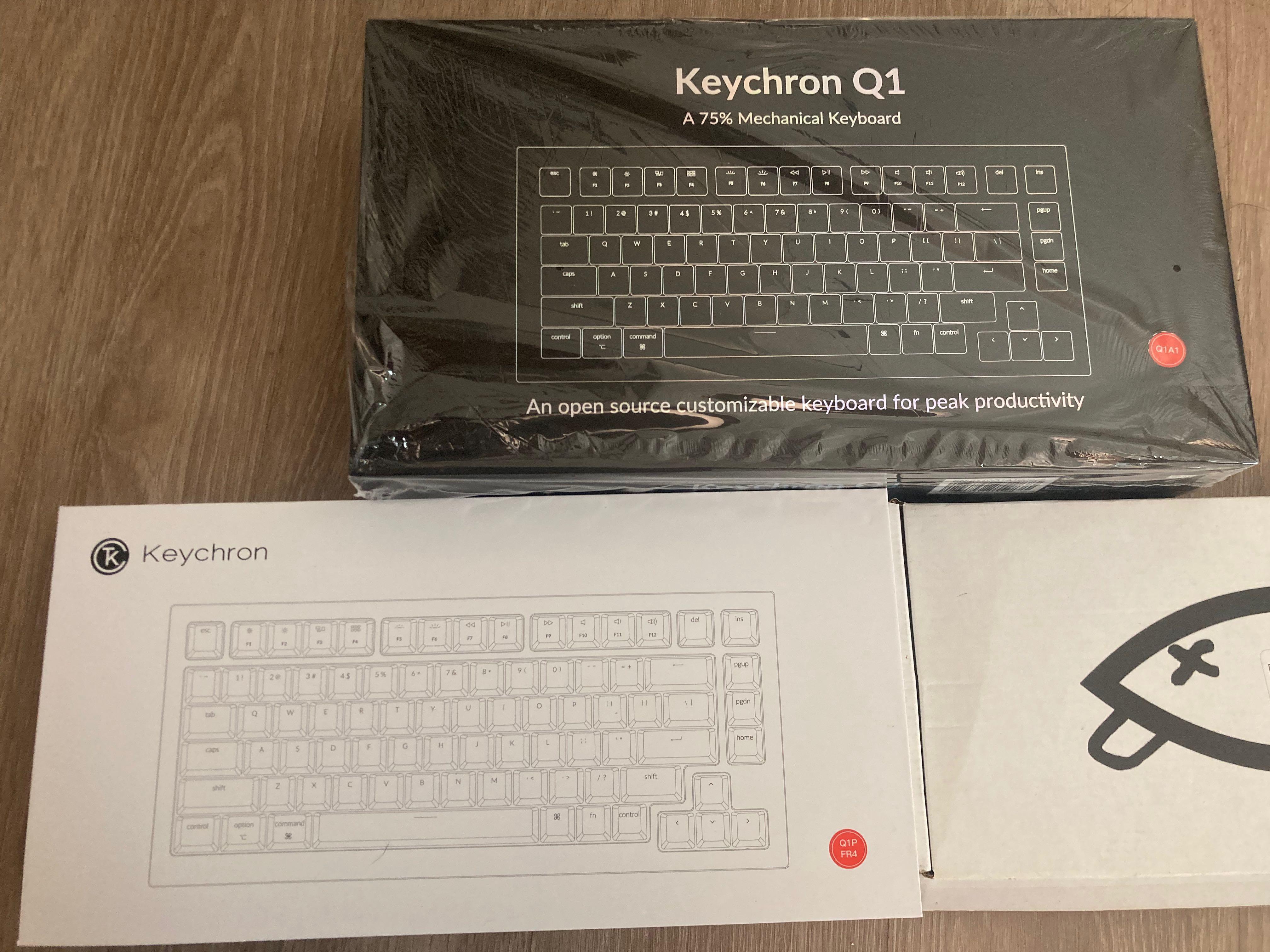 Modded Keychron Q1 with FR4 Plate and Stupid Fisfh Case Foam Custom ...