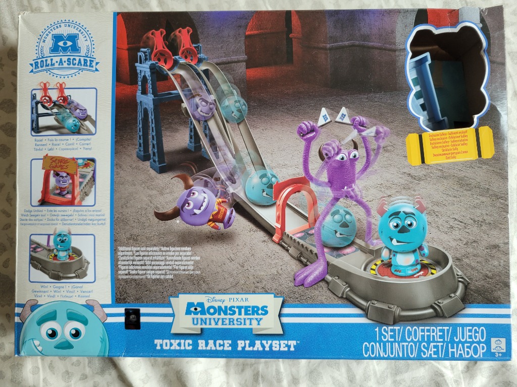 Monsters University - Toxic Race Playset, 興趣及遊戲, 玩具 & 遊戲類 - Carousell