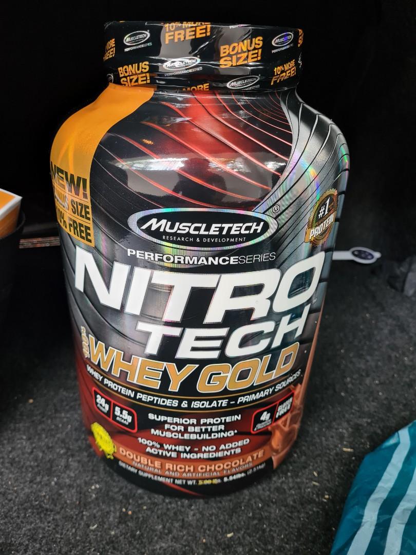 MUSCLETECH™ NITRO-TECH® Performance Series 100% Whey Gold, Health ...