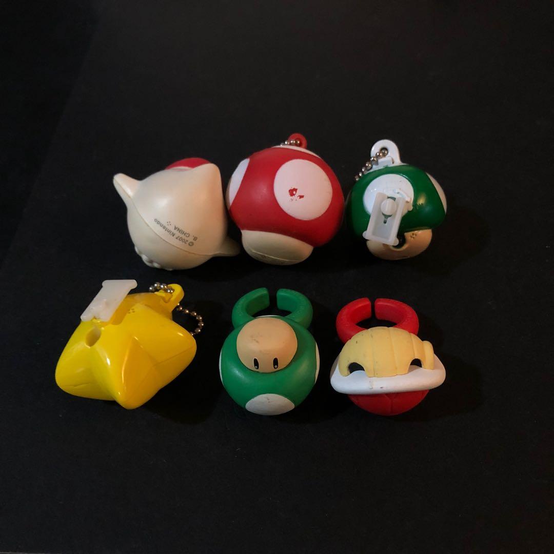 Nintendo Super Mario Power Star 1UP Red Koopa Shell Power Mushroom ...