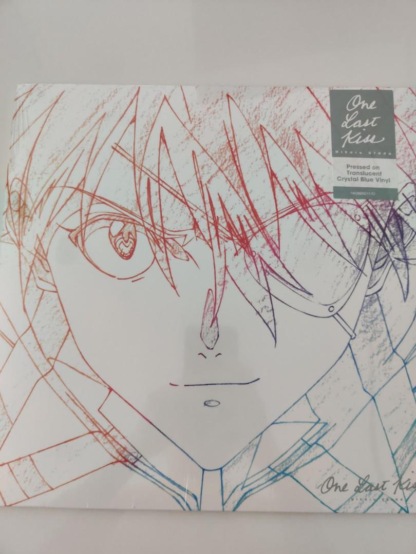 One Last Kiss Hikaru Utada Translucent Crystal Blue Vinyl Lp Record