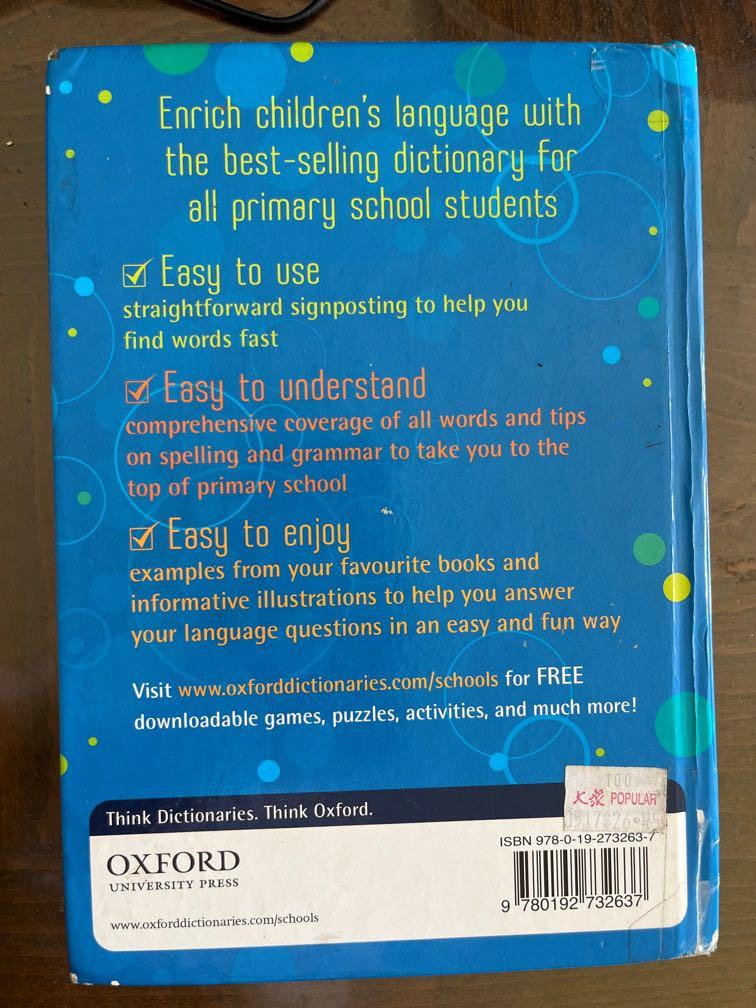 Oxford Primary Dictionary, Hobbies & Toys, Books & Magazines, Textbooks ...