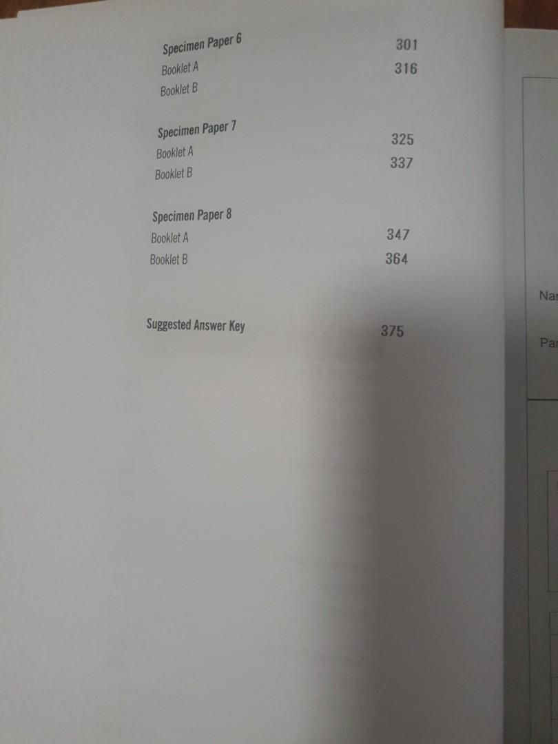 P3 science specimen paper, Hobbies & Toys, Books & Magazines ...