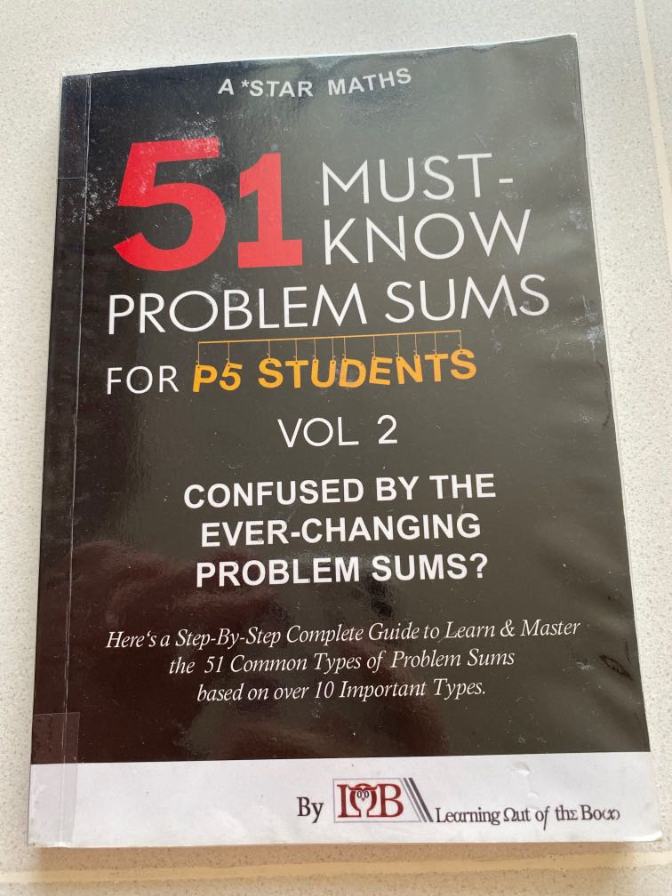 51 Must Know Problem Sums Guide Book, Hobbies & Toys, Books & Magazines ...