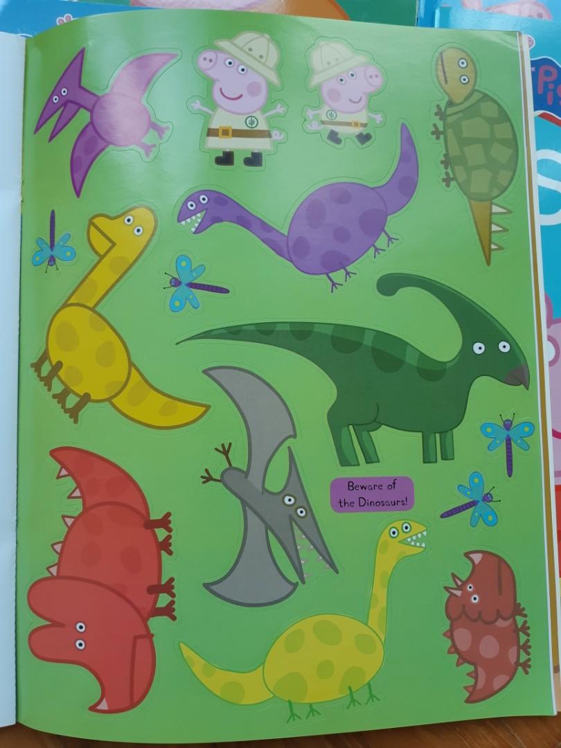 Peppa pig sticker books - Bundle of 10, Hobbies & Toys, Books ...