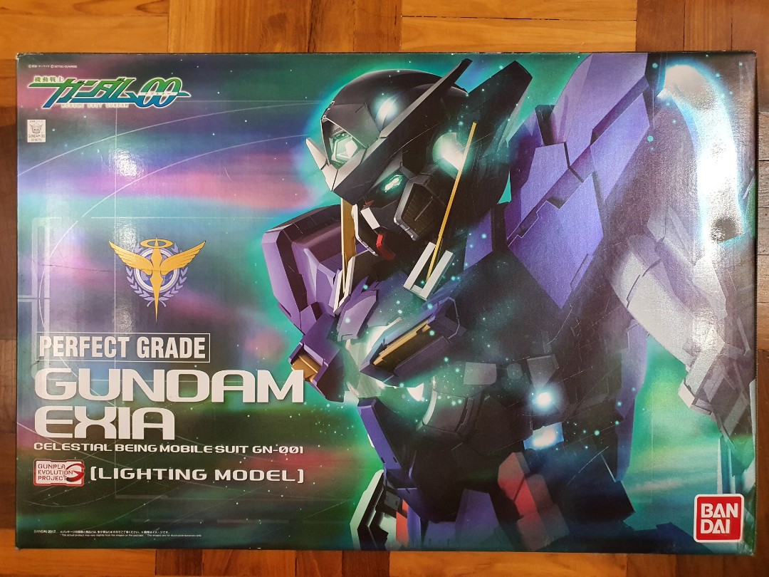 PG Gundam Exia - Lighting Model (Metallic Finish Box), Hobbies & Toys ...