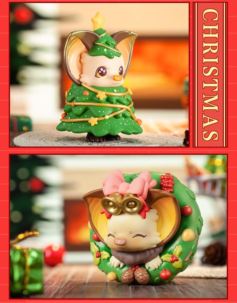 Popmart Pop Mart Christmas Yoki Series - Santa Claus, Christmas Tree ...