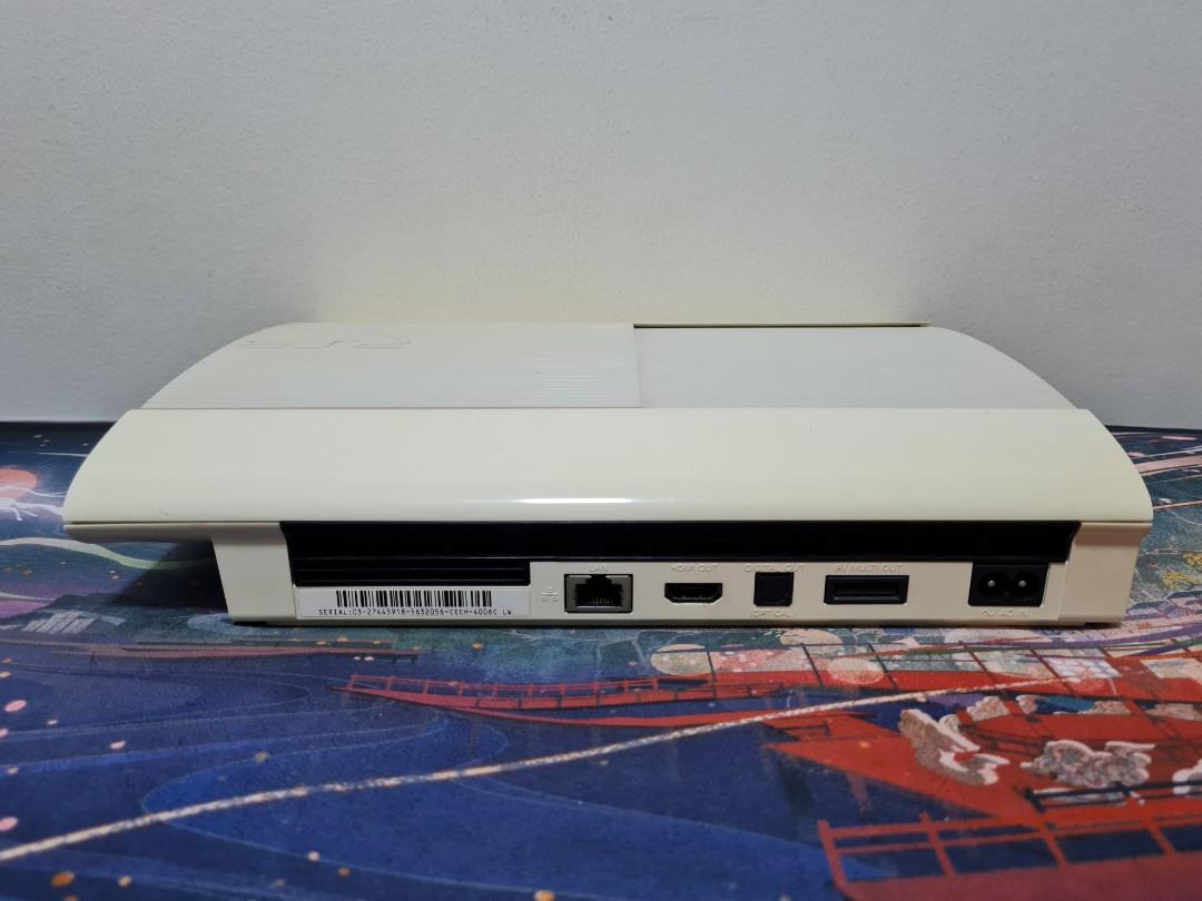 [Pre-Owned] PS3 500GB Super Slim White Console Set, Video Gaming, Video ...