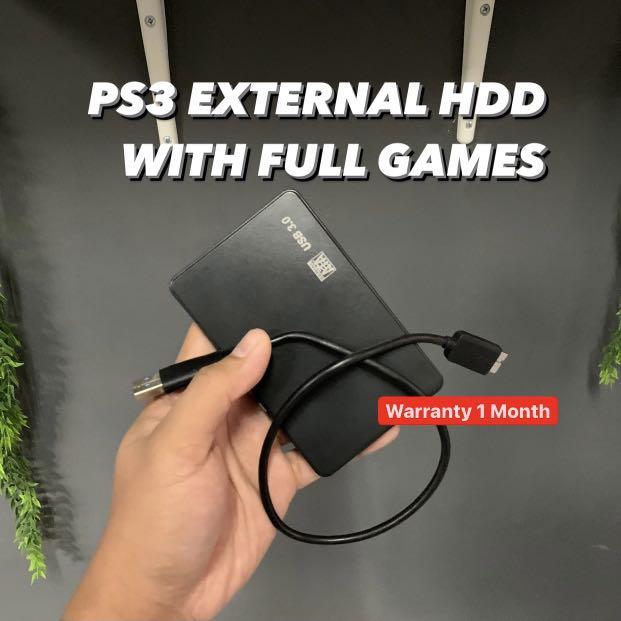 ps3 external hard disk with 50 games, Video Gaming, Video Game Consoles ...