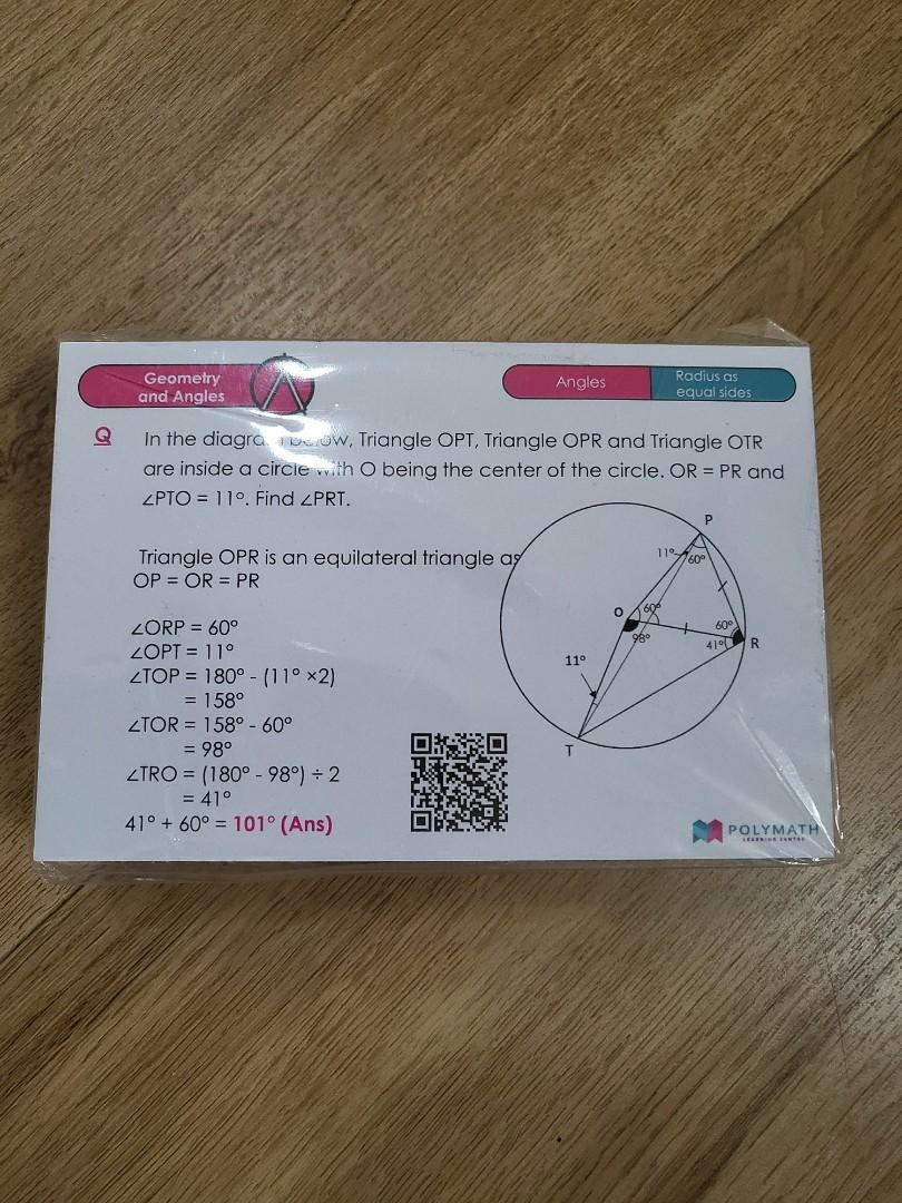 PSLE Math Flashcards from Polymath, Hobbies & Toys, Books & Magazines ...