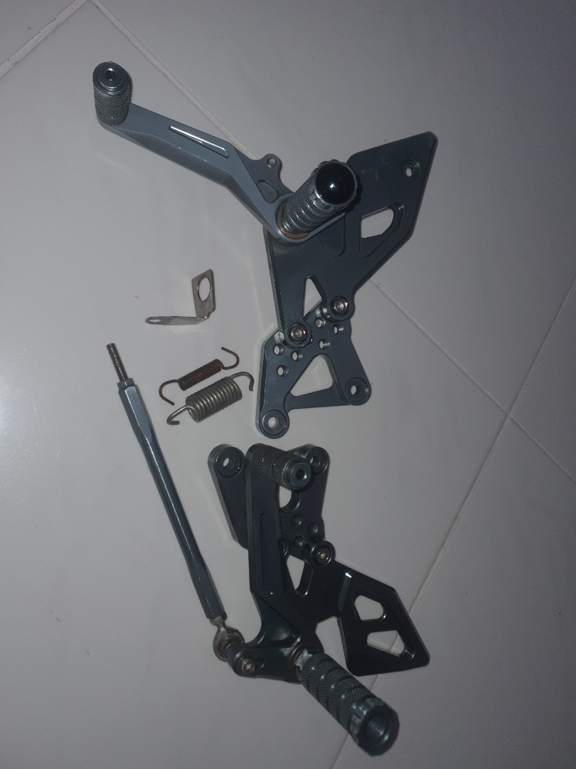 Racing foot rest for yamaha R3, Motorcycles, Motorcycle Accessories on ...