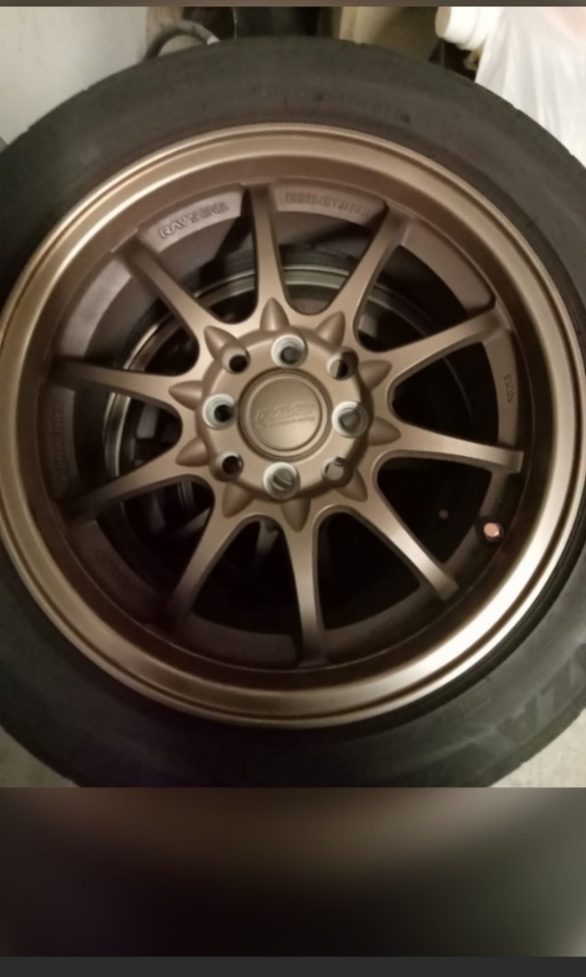 Rays Ce28 rim, Car Accessories, Tyres & Rims on Carousell