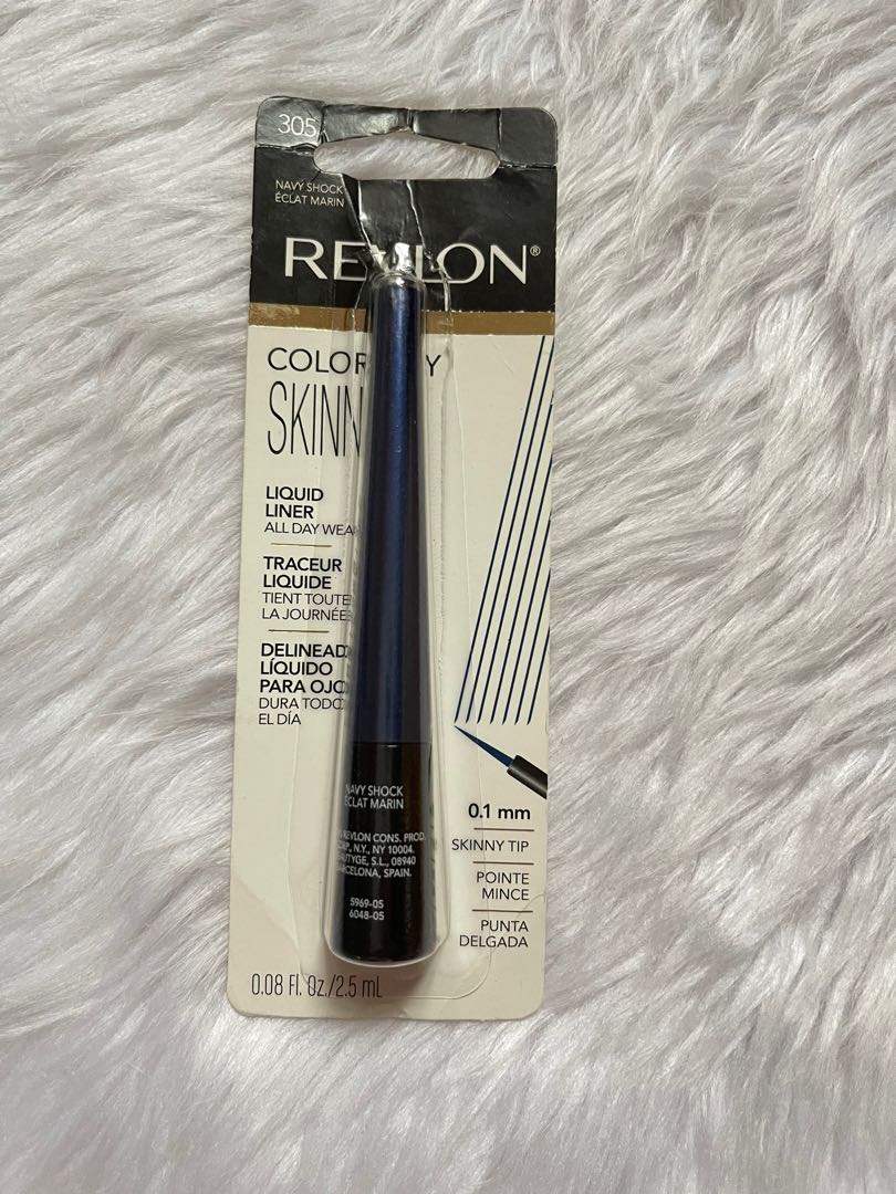 Revlon Navy Shock Liquid Liner 305 (colorStay Skinny), Beauty ...