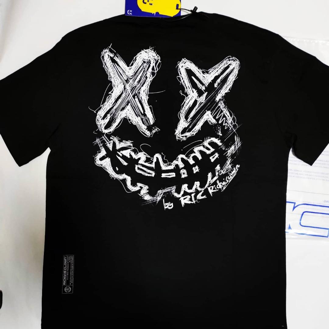 Ricky Is Clown Pencil Sketch T-shirt, Men's Fashion, Tops & Sets ...