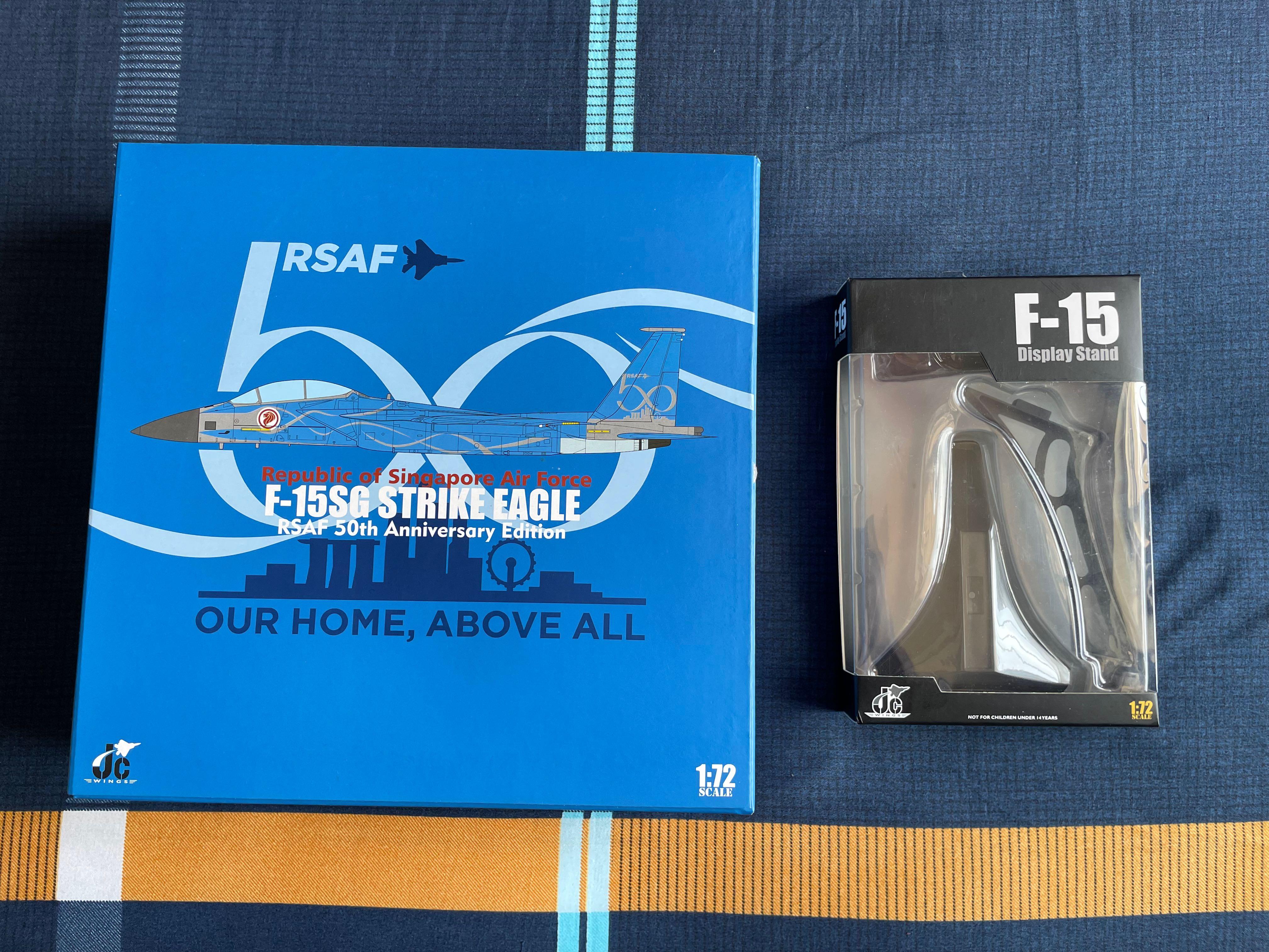 RSAF 50th Anniversary F-15SG 1:72 model, Hobbies & Toys, Memorabilia ...
