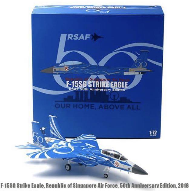 RSAF 50th Anniversary F-15SG 1:72 model, Hobbies & Toys, Memorabilia ...