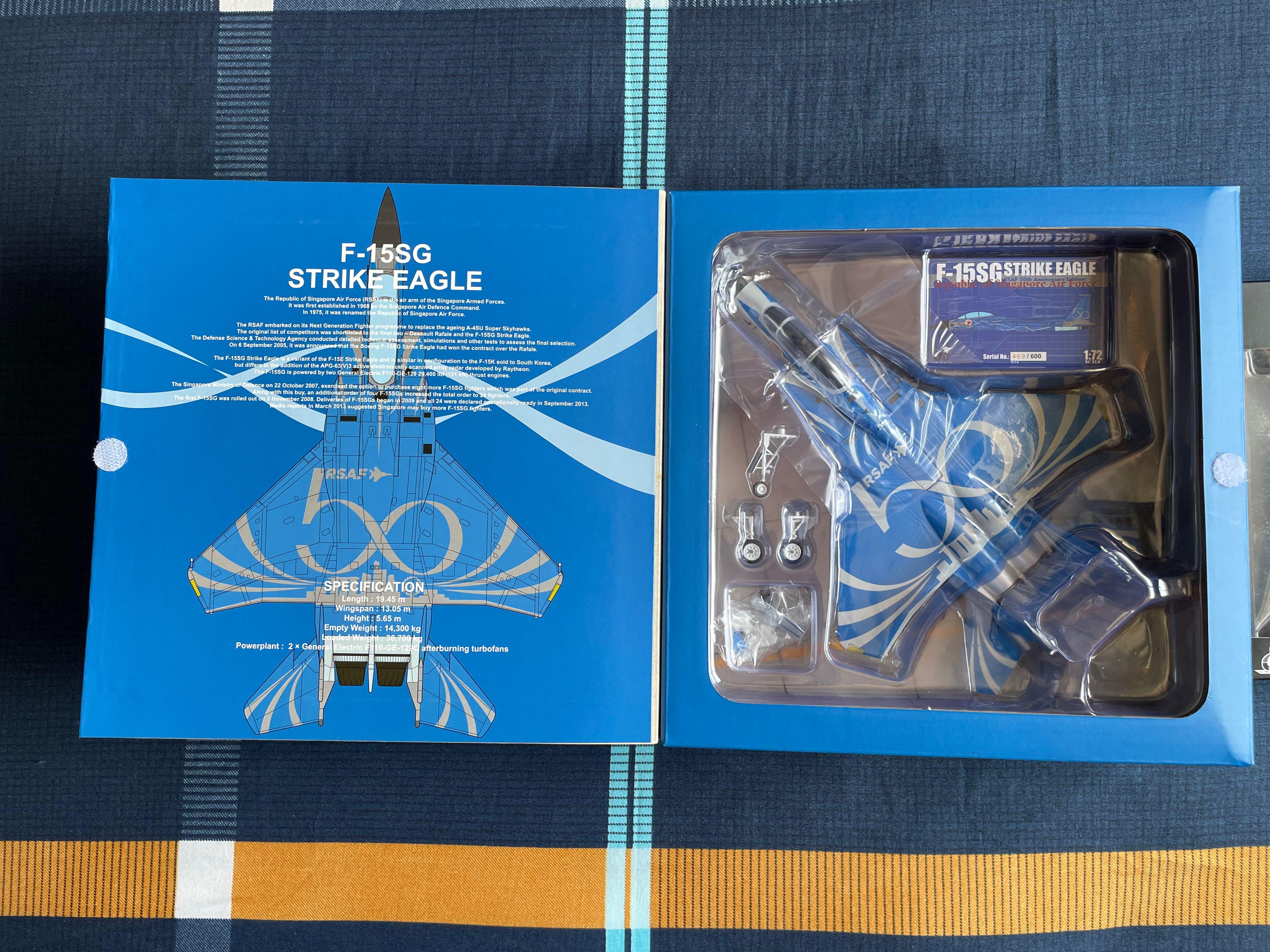 RSAF 50th Anniversary F-15SG 1:72 model, Hobbies & Toys, Memorabilia ...