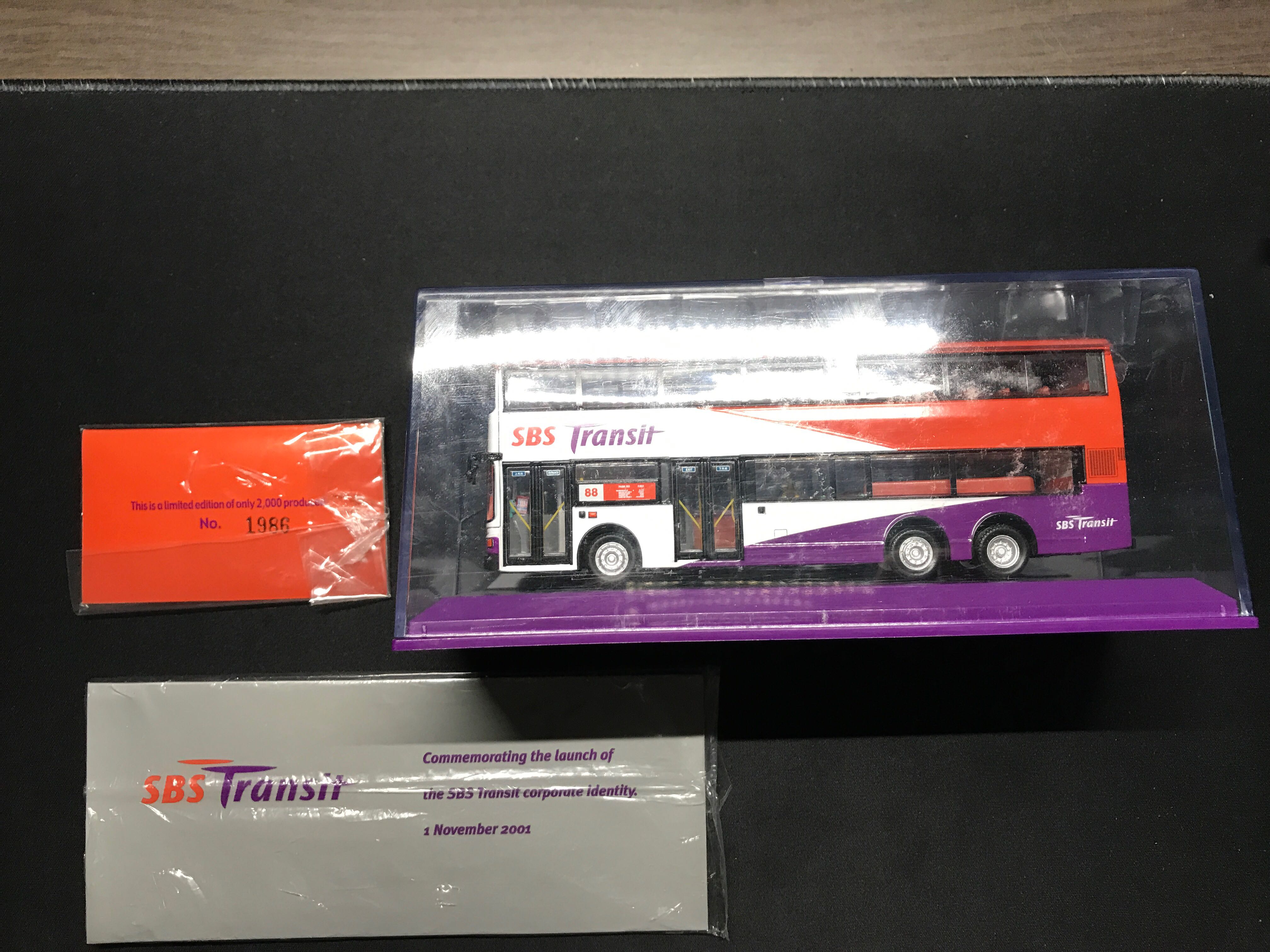 SBS Transit Bus Model Singapore Alexander Royale Volvo Olympian CMN-SBS ...