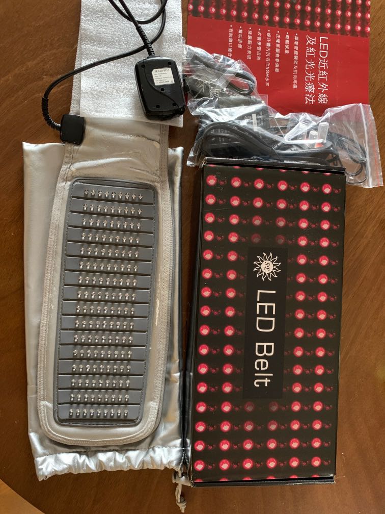 SE LED belt 舒緩痛症, 健康及營養食用品, 按摩紓緩用品 - Carousell