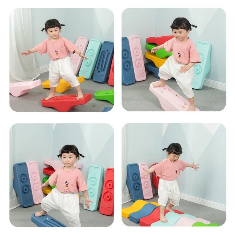 Sensory Integration Balance Board Child Rocking Seesaw Kid Balancing ...