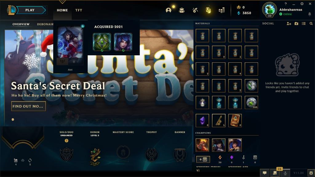 [SG/MY/ID] League of Legends Level 30 Fresh Account Garena Capsules ...