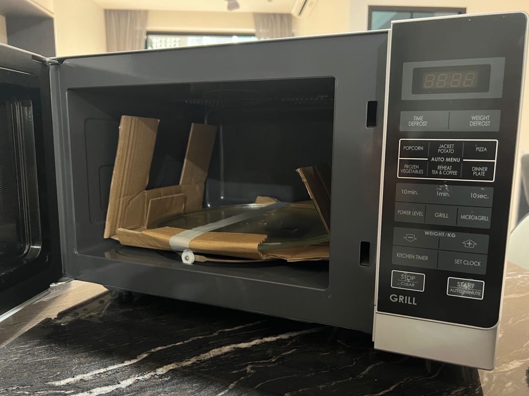 Sharp 25l microwave R-72A1(SM)V, TV & Home Appliances, Other Home ...