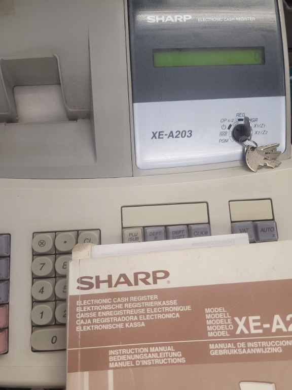 SHARP XE-A203 CASH REGISTER, Mobile Phones & Gadgets, Other Gadgets on ...