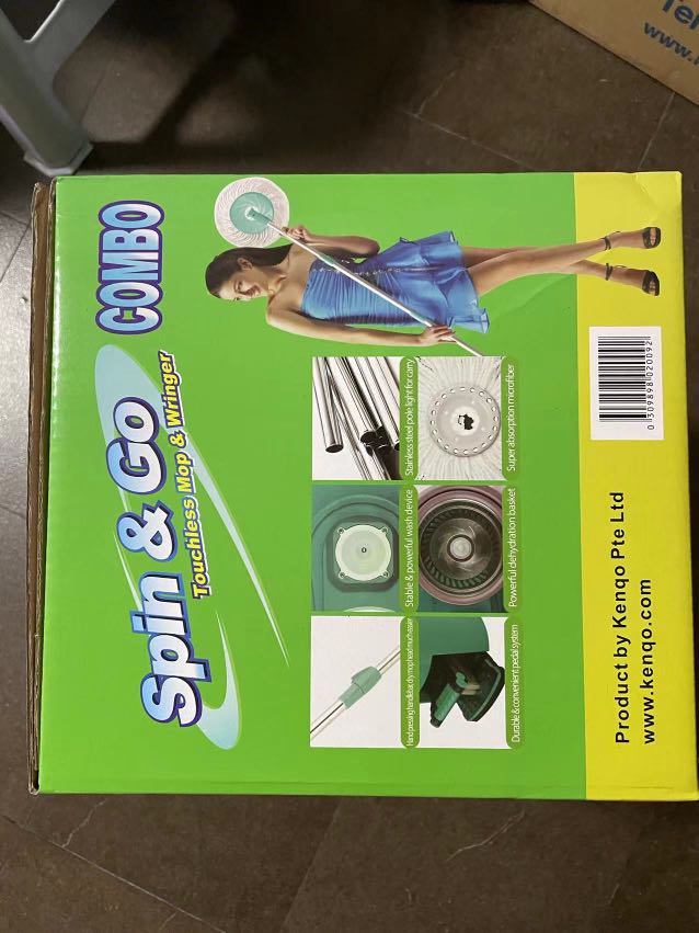 Spin & Go Mop (brand new), Furniture & Home Living, Cleaning & Homecare ...