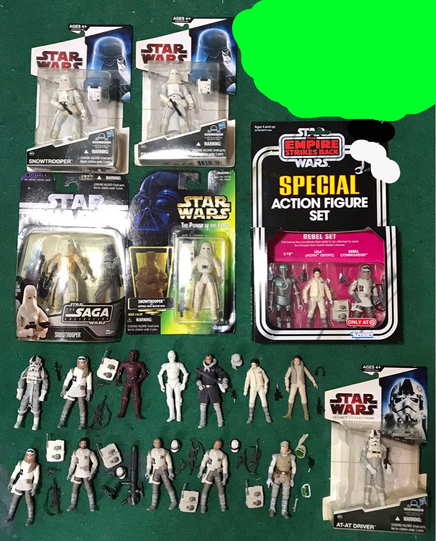 Star Wars Battle of Hoth AT-AT Rebel Snowtrooper , Hobbies & Toys, Toys ...