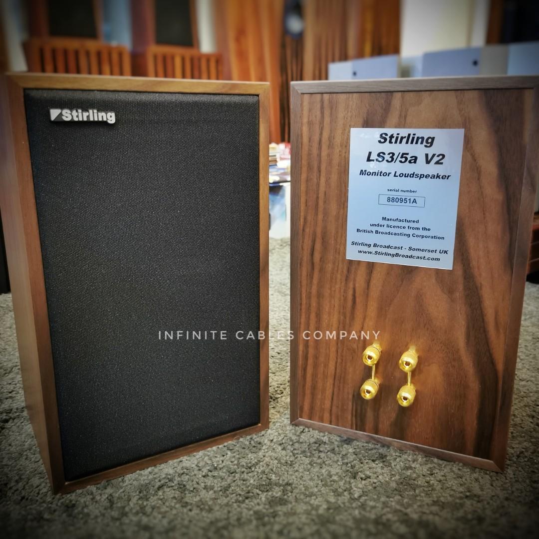 STIRLING LS3/5A UK - BBC MONITOR LOUDSPEAKER LS35A STIRLING V2 STIRLING V3, Audio, Soundbars ...