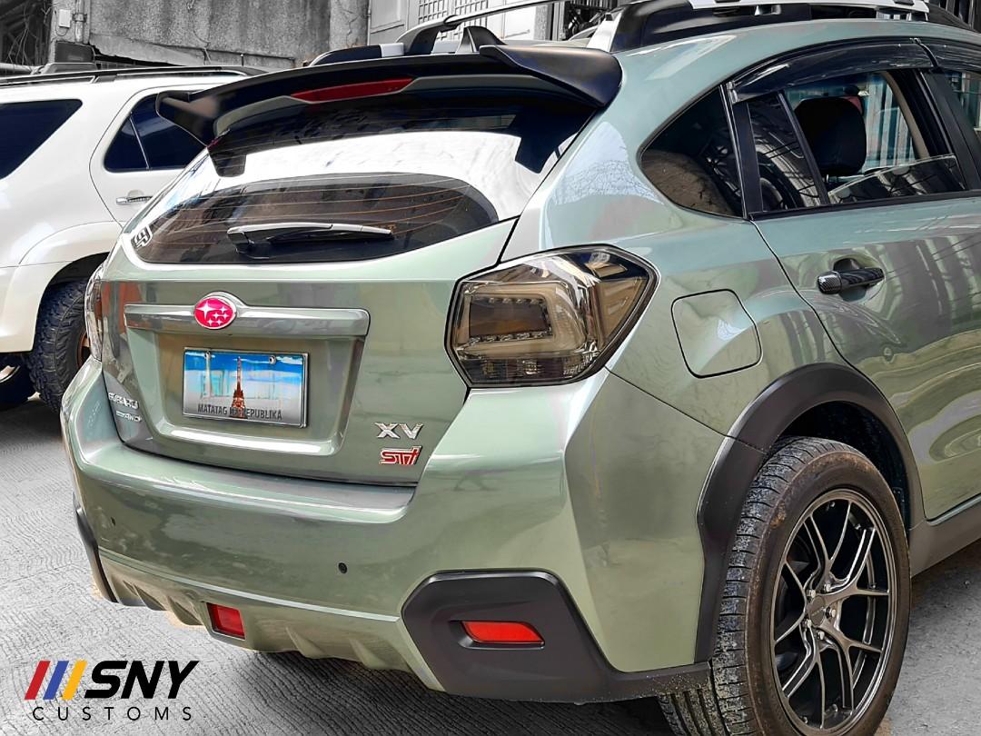 Subaru Xv Spoiler Wing Type Sti look also Led Tail light available, Car ...