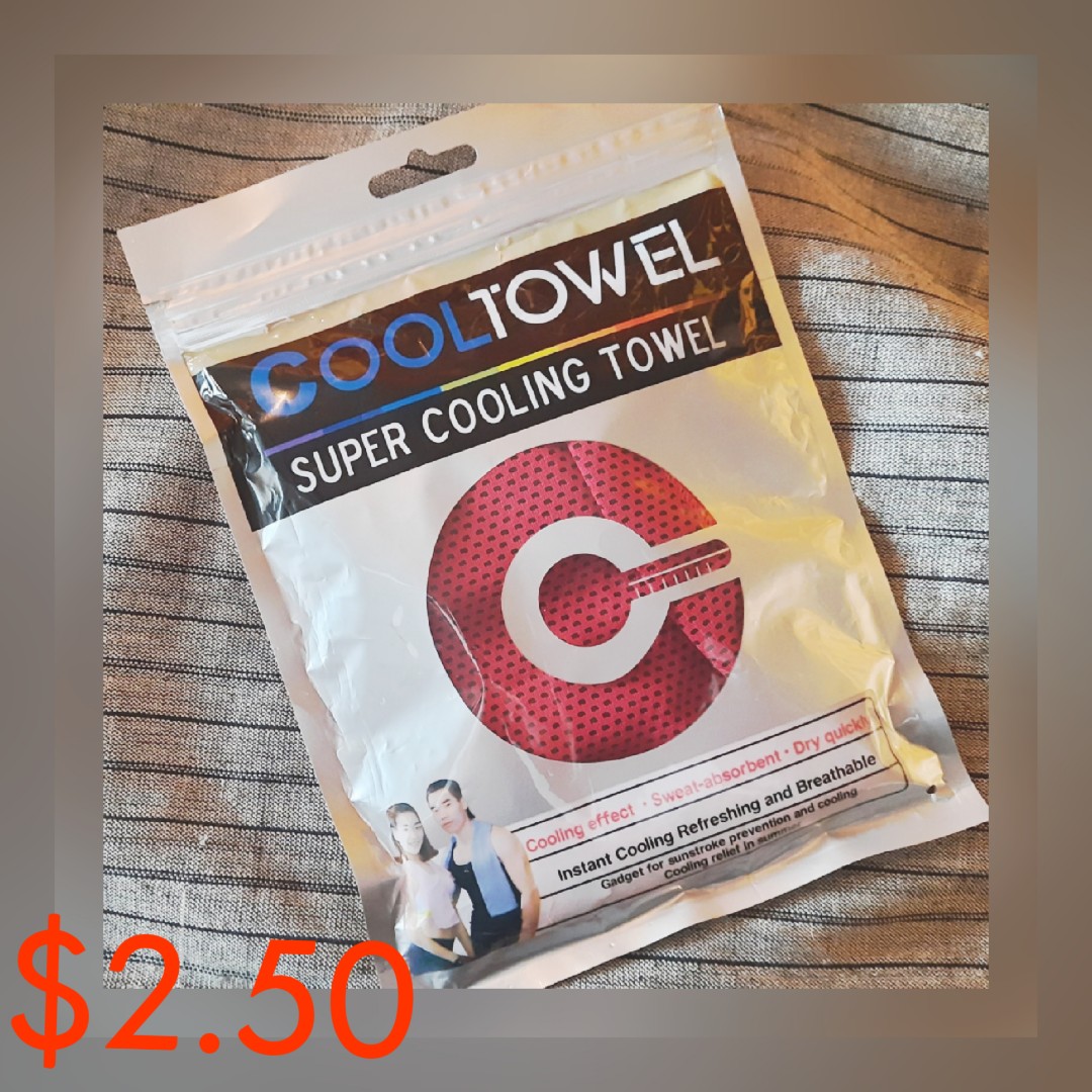 Super Cooling Towel, Beauty & Personal Care, Bath & Body, Body Care on ...