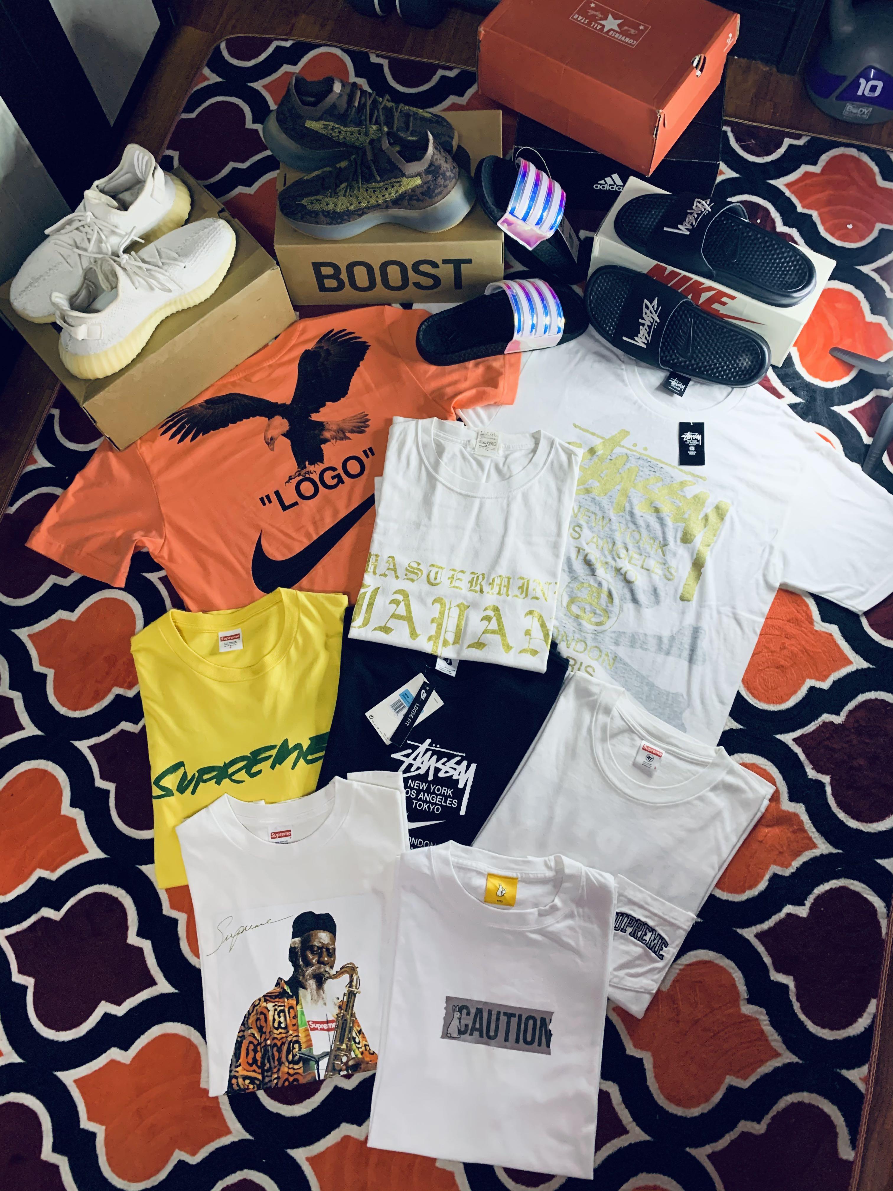 Supreme Nike Stussy Mastermind FR2 Adidas Yeezy, Men's Fashion, Tops ...