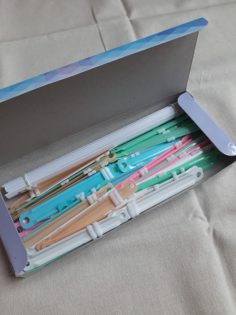 Suremark Assorted Colours Paper Fastener (50 Pieces), Hobbies & Toys ...