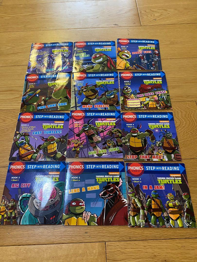 Teenage Mutant Ninja Turtles Phonics 12-book set, 興趣及遊戲, 書本 & 文具, 小朋友書 ...