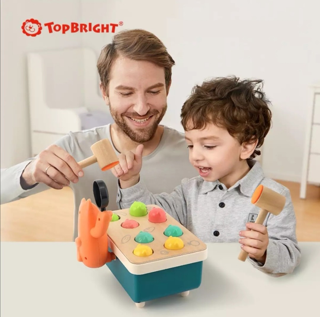 Topbright Wooden Knock Toy Cat and Mouse War Game, Hobbies & Toys, Toys ...