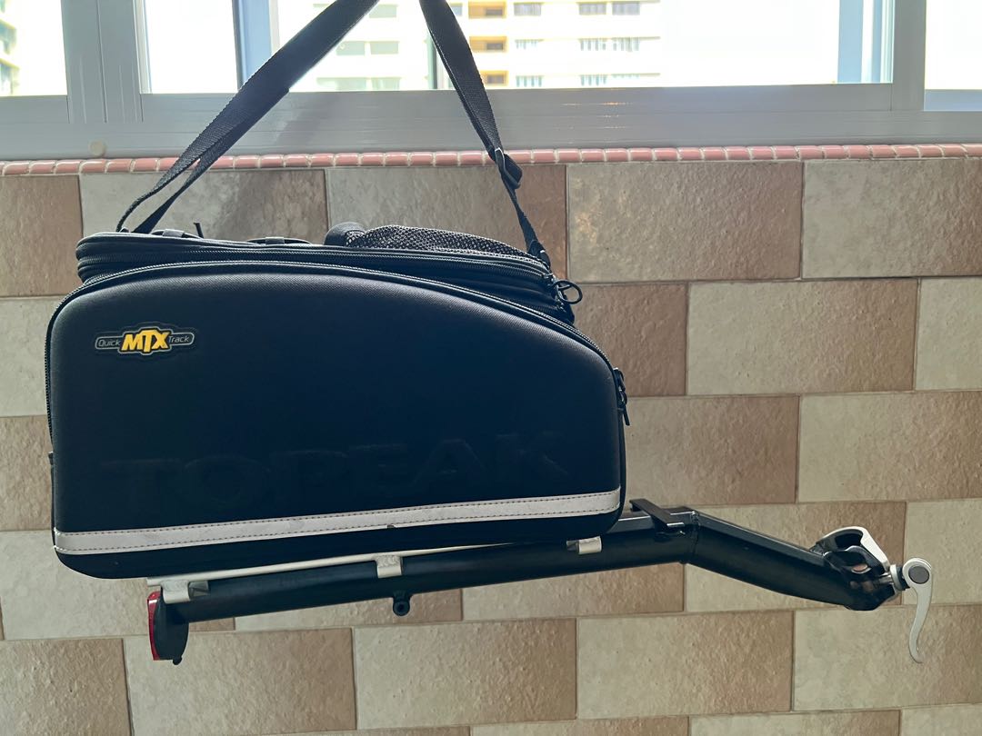 Topeak seatpost and MTX bag, Sports Equipment, Bicycles & Parts, Parts ...