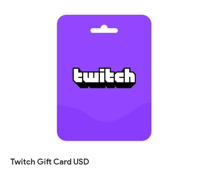 Digital Twitch Gift Card (USD), Video Gaming, Gaming Accessories, Game ...