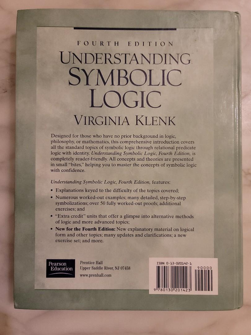 understanding symbolic logic, 興趣及遊戲, 書本 & 文具, 教科書 - Carousell