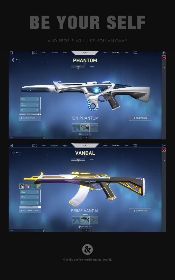 Valorant Plat 1 account Ion phantom Prime vandal, Video Gaming, Gaming ...