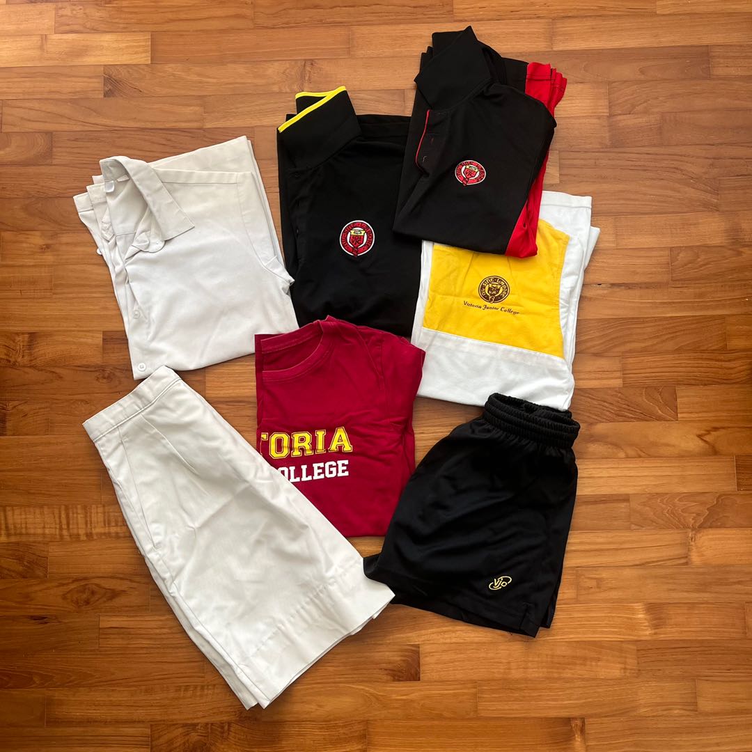 VICTORIA JUNIOR COLLEGE SCHOOL UNIFORM SET, Men's Fashion, Tops & Sets ...