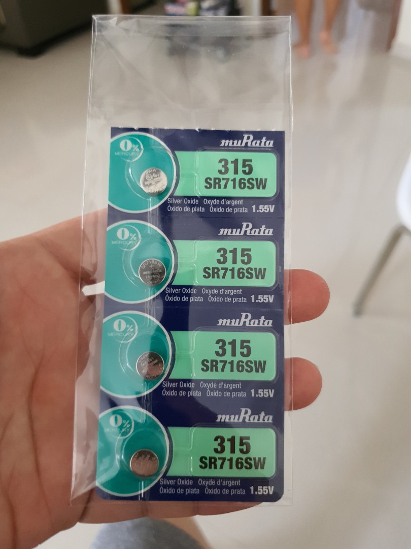 Watch battery SR716SW, Photography, Photography Accessories, Batteries ...