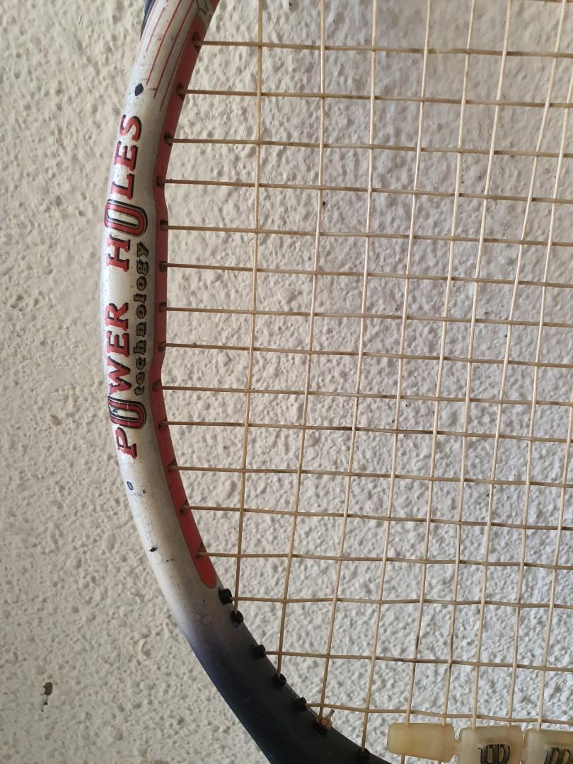 Wilson Power Holes Midplus Hammer Series Tennis Racquet, Sports ...