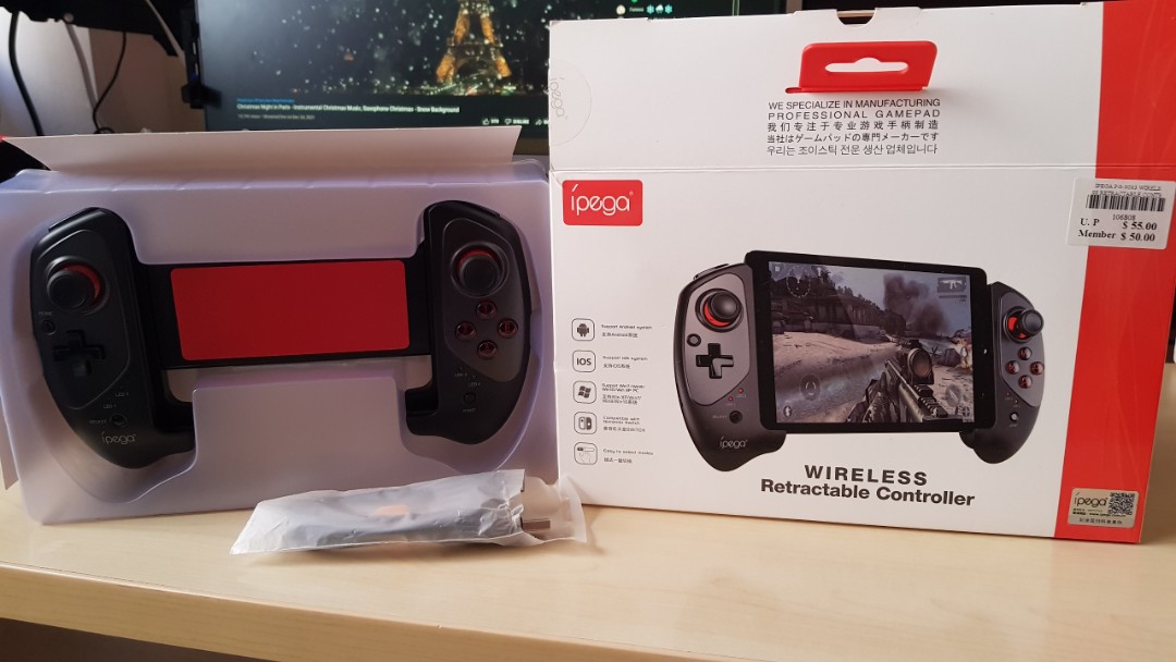 Wireless retractable controller ipega, Video Gaming, Gaming Accessories ...