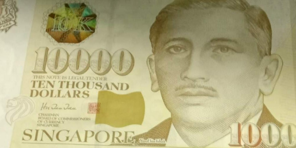10k notes , ten thousand dollars SGD note , portrait series, Hobbies ...