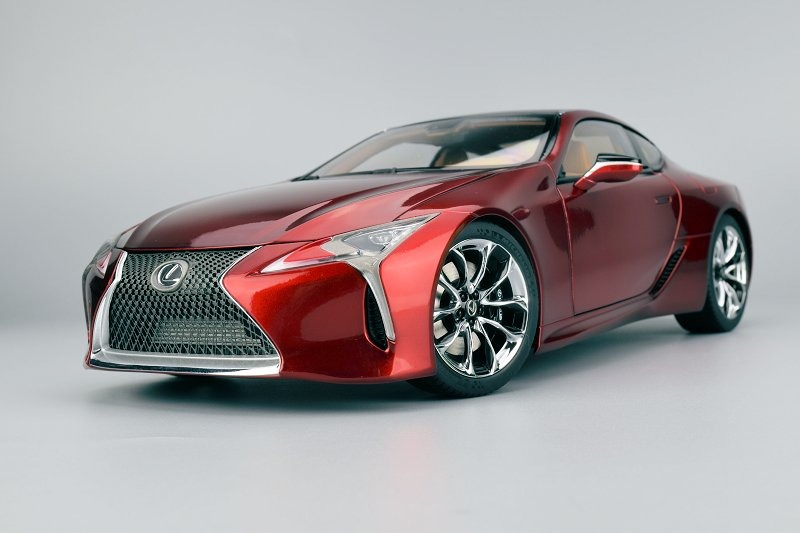 1/18 Autoart Lexus LC500 (Metallic Red), Hobbies & Toys, Memorabilia ...
