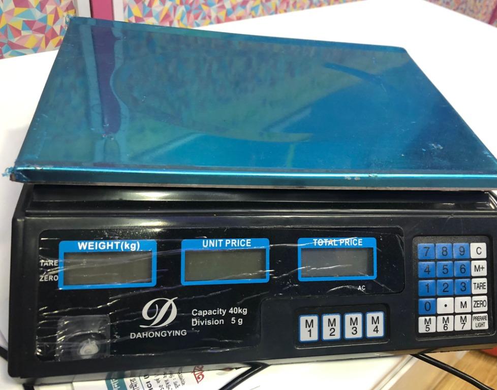 40kg Commercial Scale Electronic Digital Price Computing Weighting ...