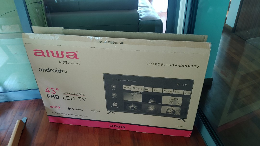 43 inch tv box, TV & Home Appliances, TV & Entertainment, TV Parts ...