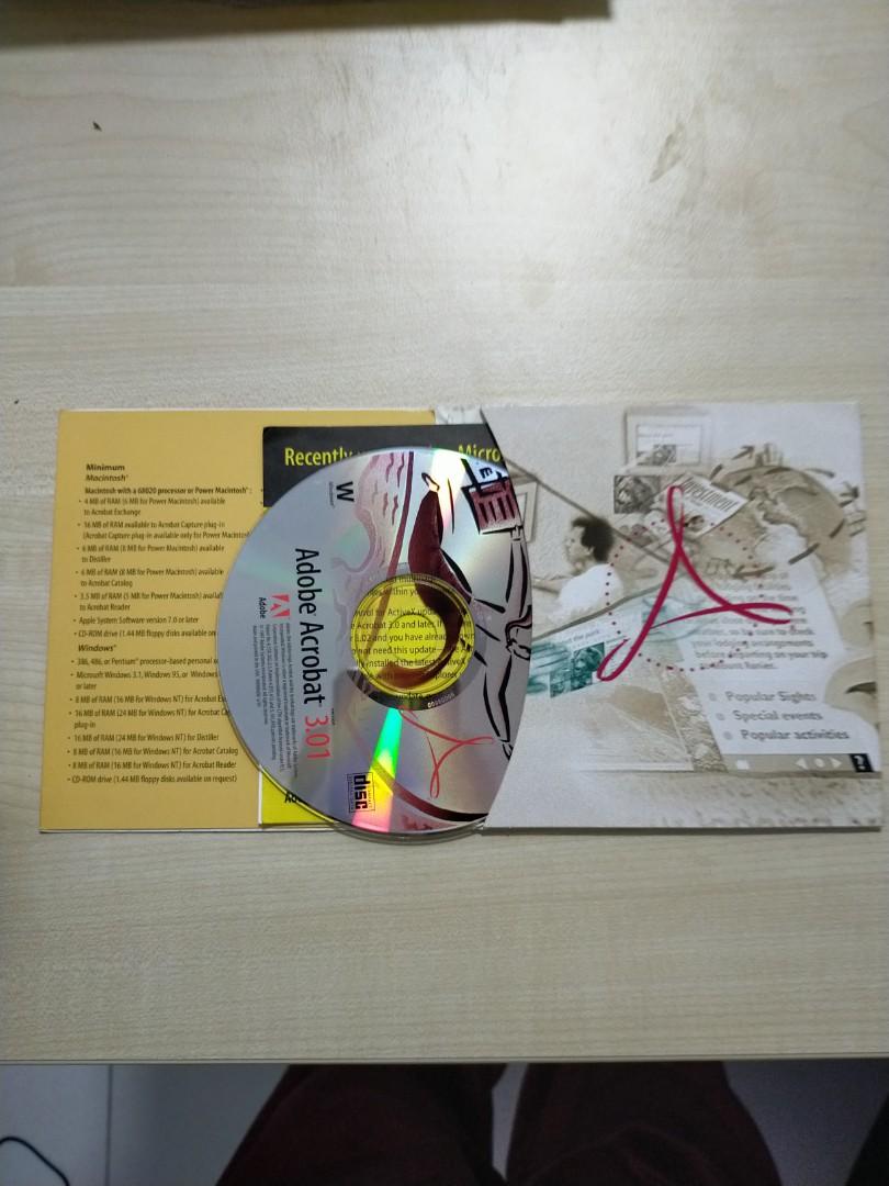 Old software Adobe Acrobat 3.0, Computers & Tech, Parts & Accessories ...