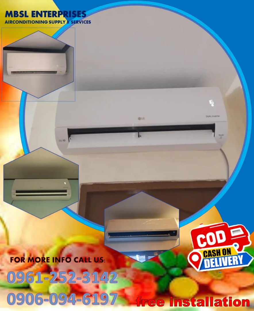 AFFORDABLE PRICE SPLIT TYPE AIRCON WITH FREE INSTALLATION, TV & Home ...